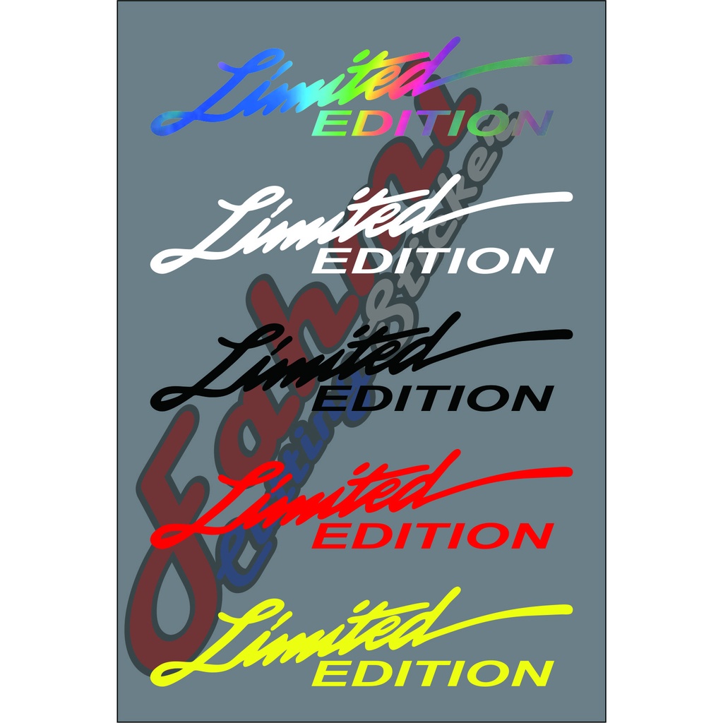 Jual STICKER LIMITED EDITION | Shopee Indonesia