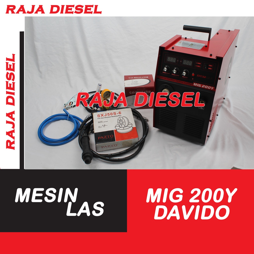 Jual MESIN LAS DAVIDO MIG 200 Y WELDING MACHINE MESIN MIG 200 15KG ...