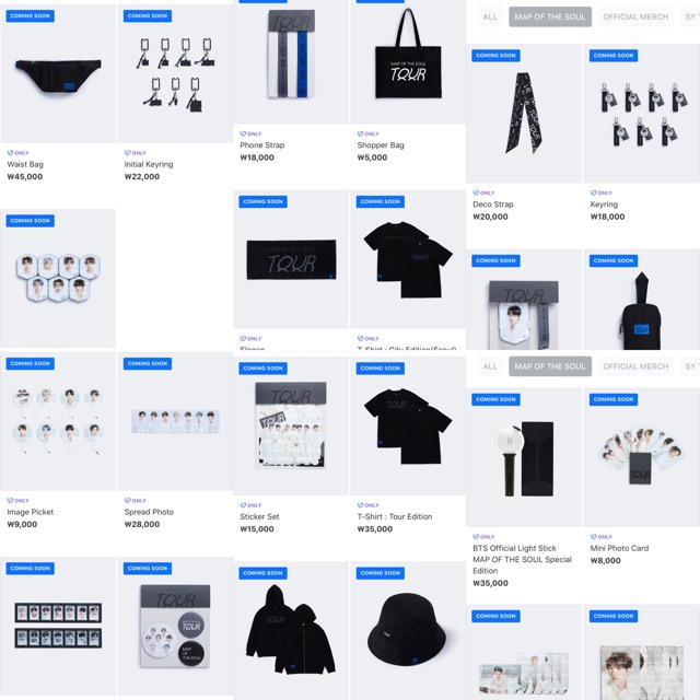 Jual BTS MAP OF THE SOUL TOUR OFFICIAL MERCHANDISE - BACA DESKRIPSI ...