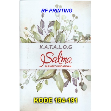 Jual Katalog Undangan Salma 184-191 | Shopee Indonesia