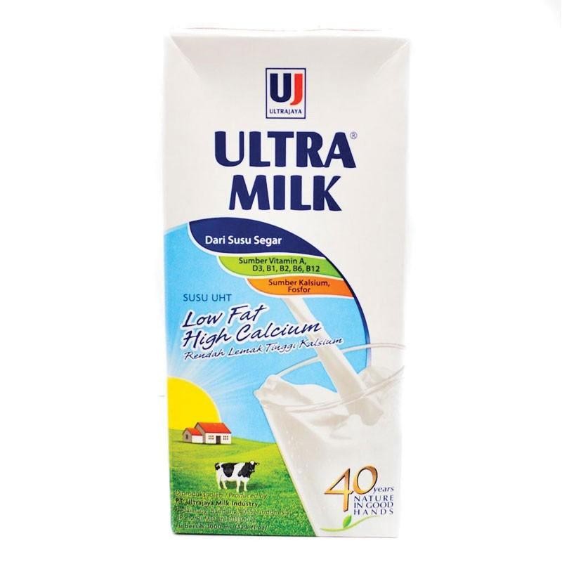Jual ULTRA MILK Low Fat Plain 1000ml | Shopee Indonesia