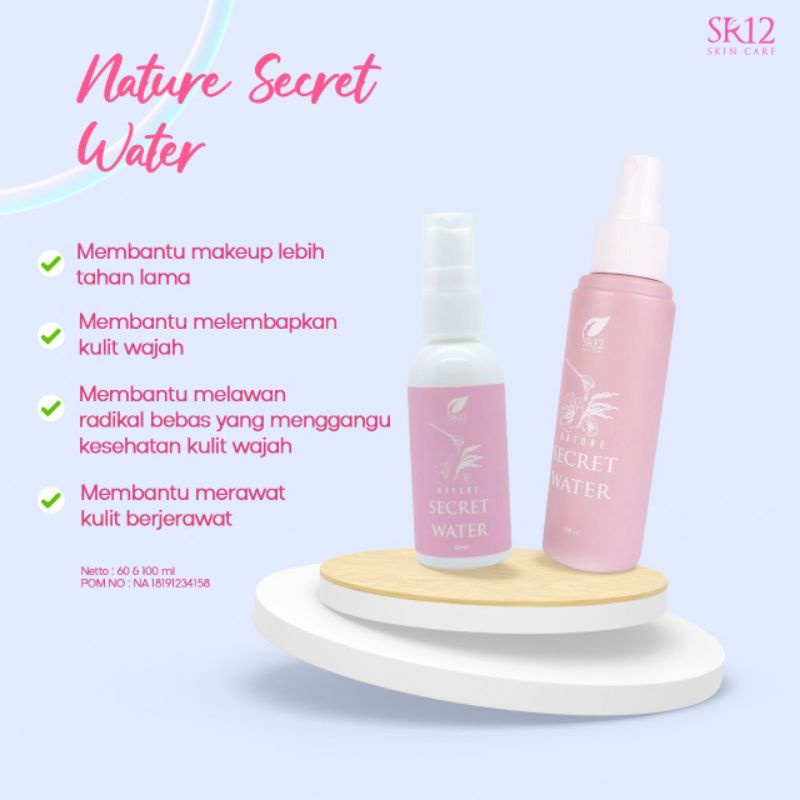 Jual Nature secret water 60ml/setting spray | Shopee Indonesia