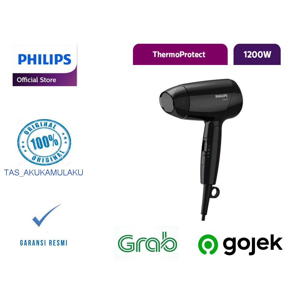 Jual PHILIPS Essential Care BHC010/12 Hair Dryer Ori 100% | Shopee ...