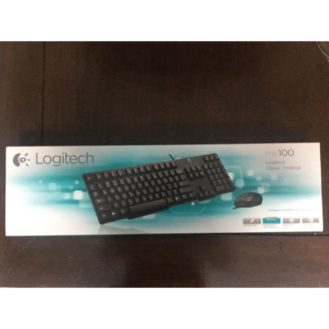 Jual Logitech Classic Desktop mk100 | Shopee Indonesia