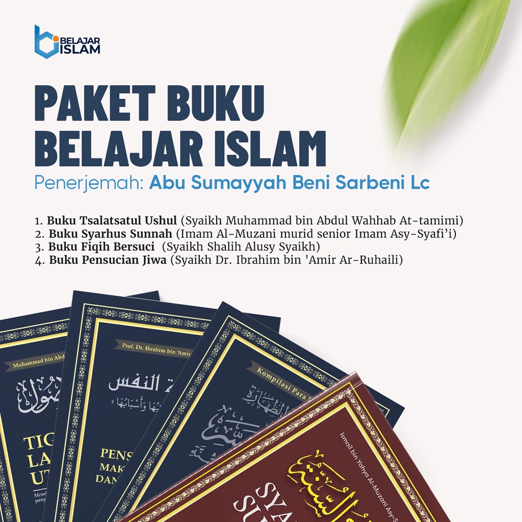 Jual Buku Paket BIS Belajar Islam (Kitab Tsalatsatul Ushul, Tazkiyatun ...