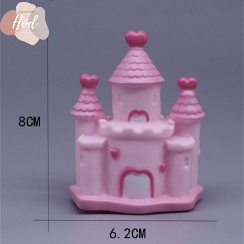 Jual Topper Castle Istana Kartun Hiasan Kue Princess Castle Fairy Tale ...