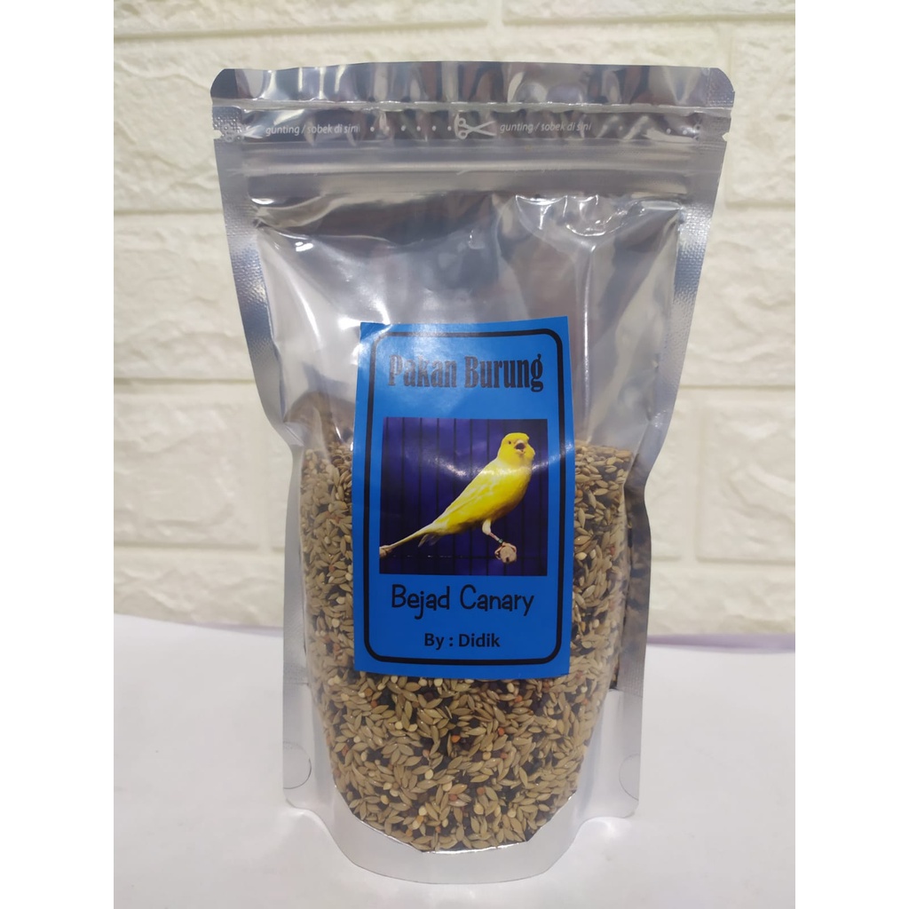 Jual Bejad kenari 250gr pakan bejad canary makanan burung kenari harian ...