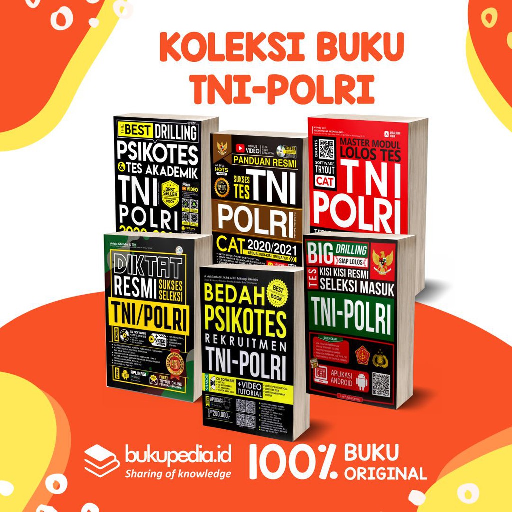 Jual Buku Pilihan Tes Masuk Tni Polri The Best Drilling Panduan