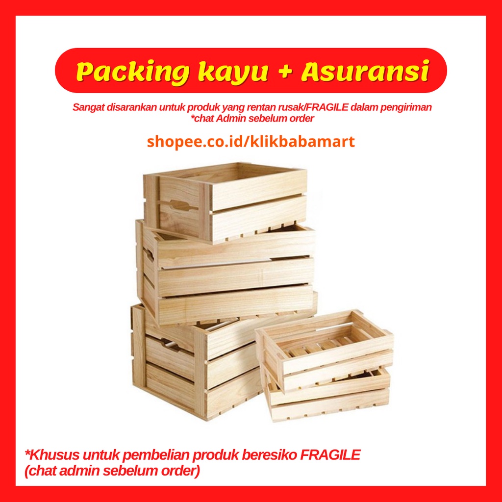Jual Tambahan Packing Kayu khusus untuk produk rentan rusak/FRAGILE ...