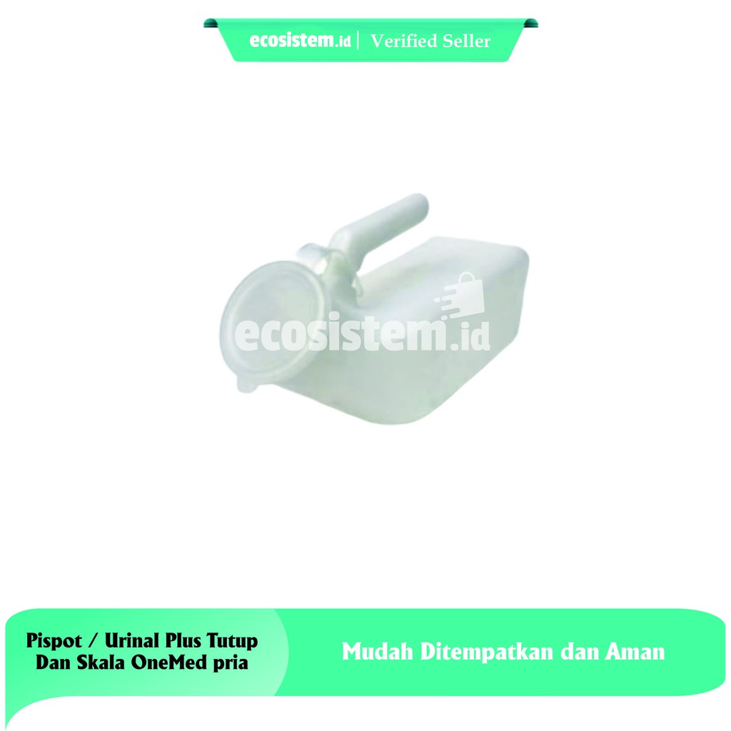 Jual Pispot / Urinal Plus Tutup Dan Skala OneMed pria | Shopee Indonesia