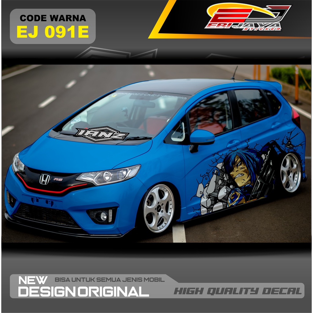 Jual VARIASI STICKER MOBIL JAZZ, BRIO, SIGRA, YARIS, SWIFT / STICKER ...