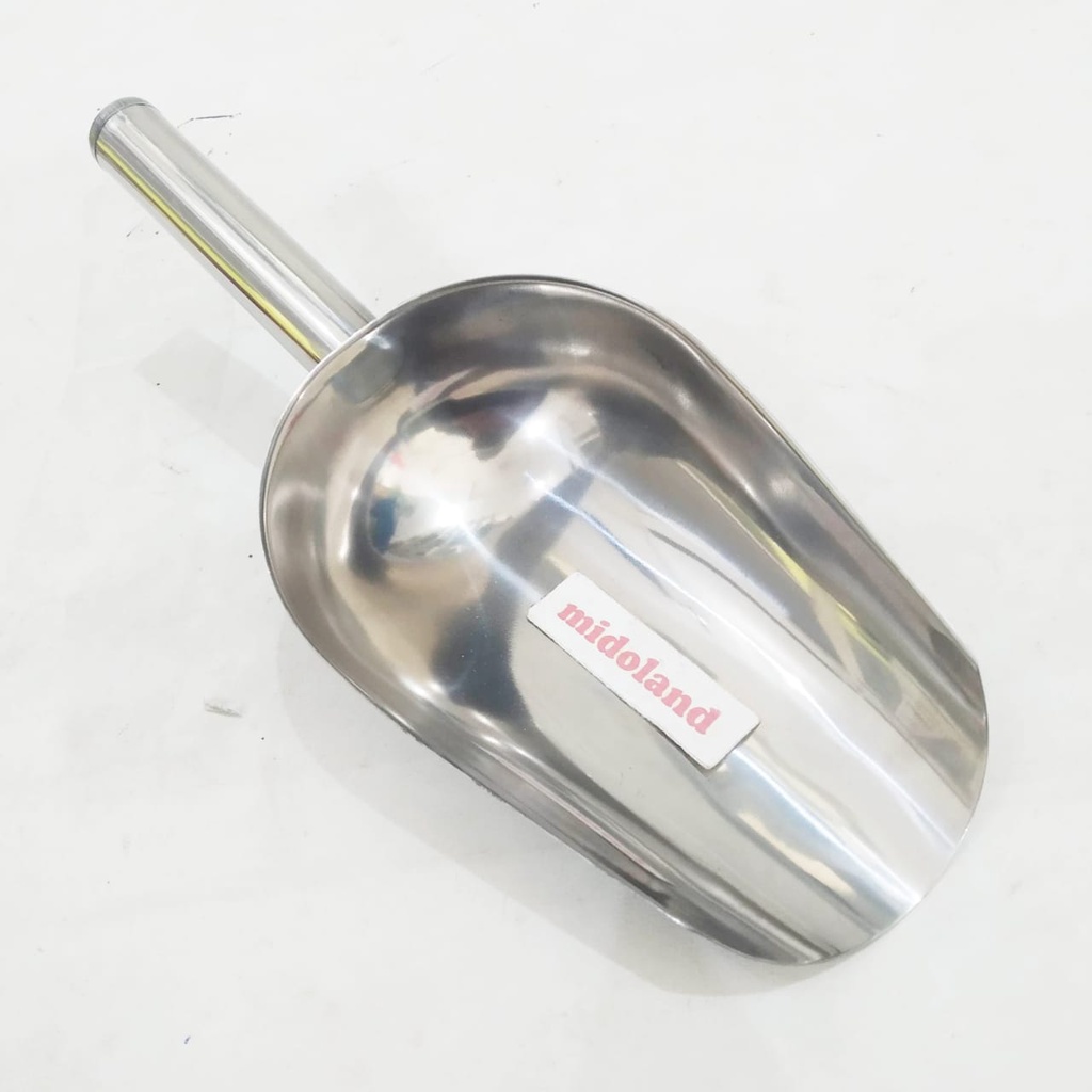 Jual Sekop Skop Es Batu Ice Scoop bahan Stainless Stainles midoland ...