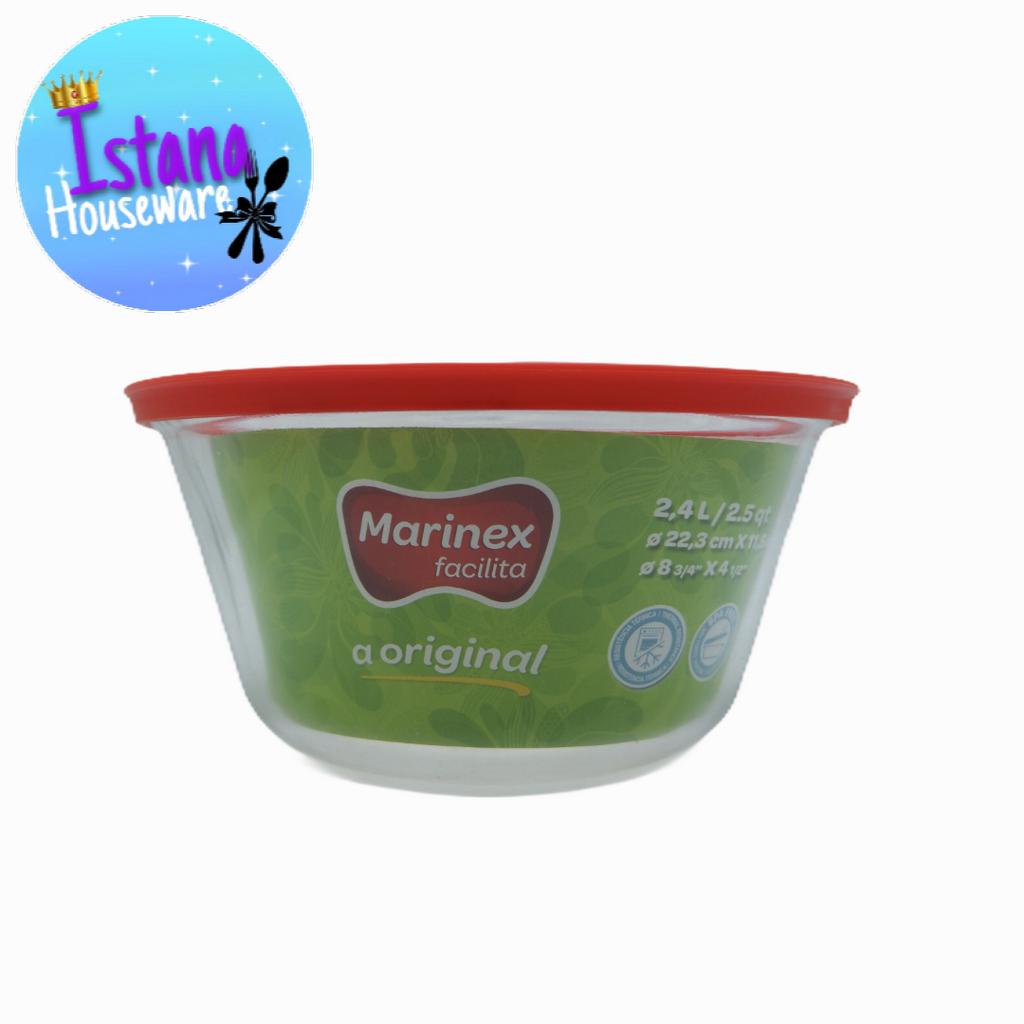 Jual Loyang marinex facilita original bulat + tutup 2,4 liter Luminarc ...