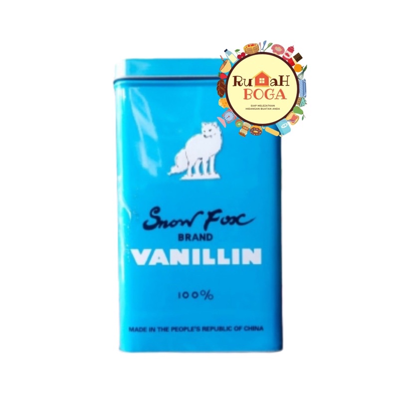 Jual Vanillin Vanili Vanilla Vanila Bubuk Vanili Vanila SNOW FOX ...
