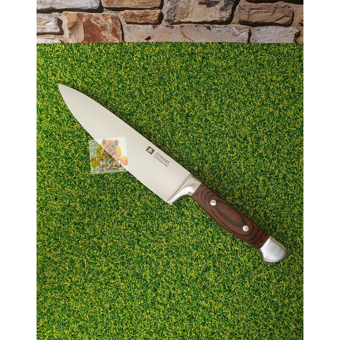 Jual PREMIUM pisau Dapur 8" - Chef Knife Full Stainless Tebal 34.5CM ...