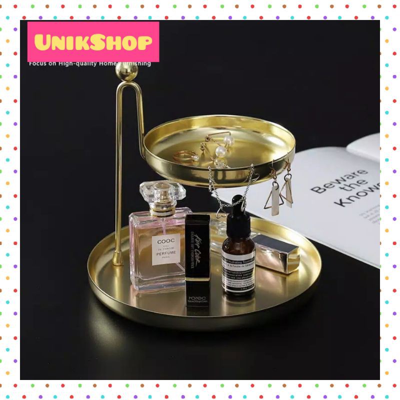 Jual UNIK#2F Tray logam perhiasan / piring display / stainless steel ...