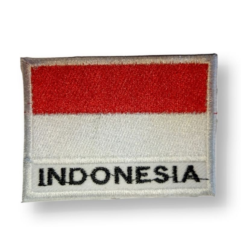 Jual Badge Bed Merah Putih Indonesia Bordir | Shopee Indonesia