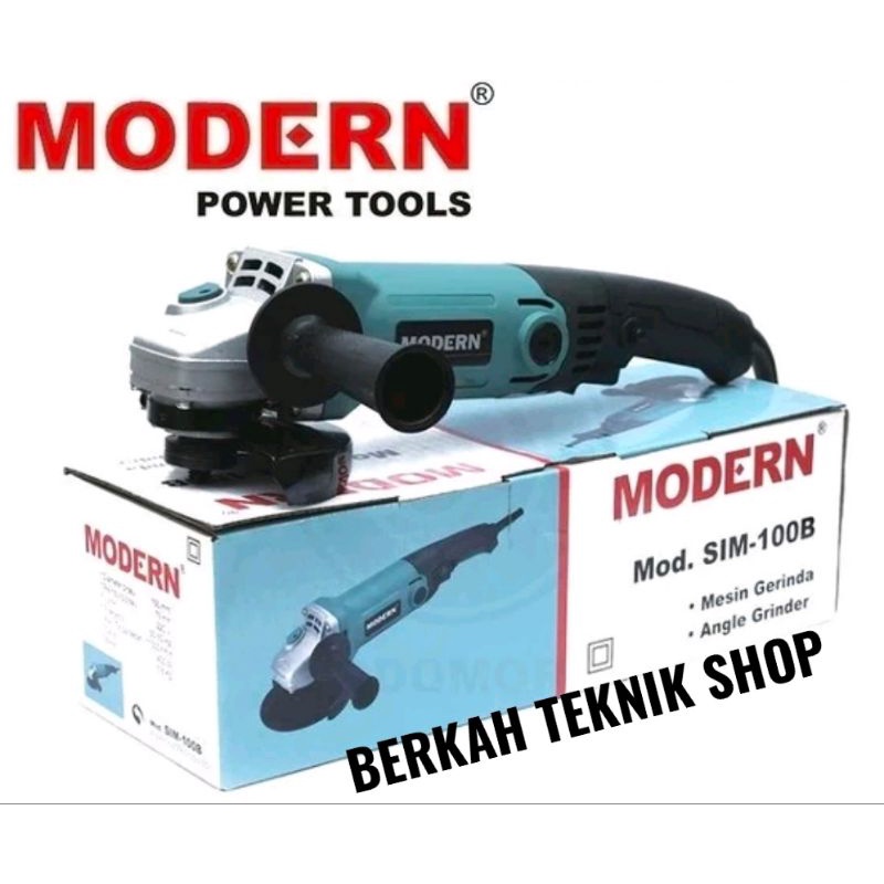 Jual MESIN GERINDA MODERN SIM-100B SLEP GERGAJI POTONG BESI KAYU ...
