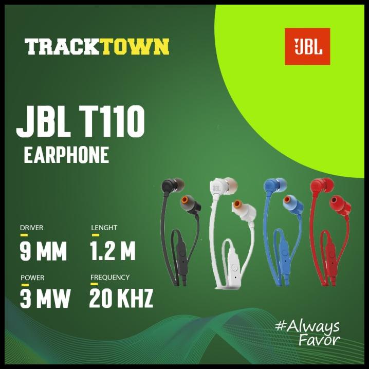 Jual Jbl T110 In-Ear & Flat Cable 100% Original Ims | Shopee Indonesia