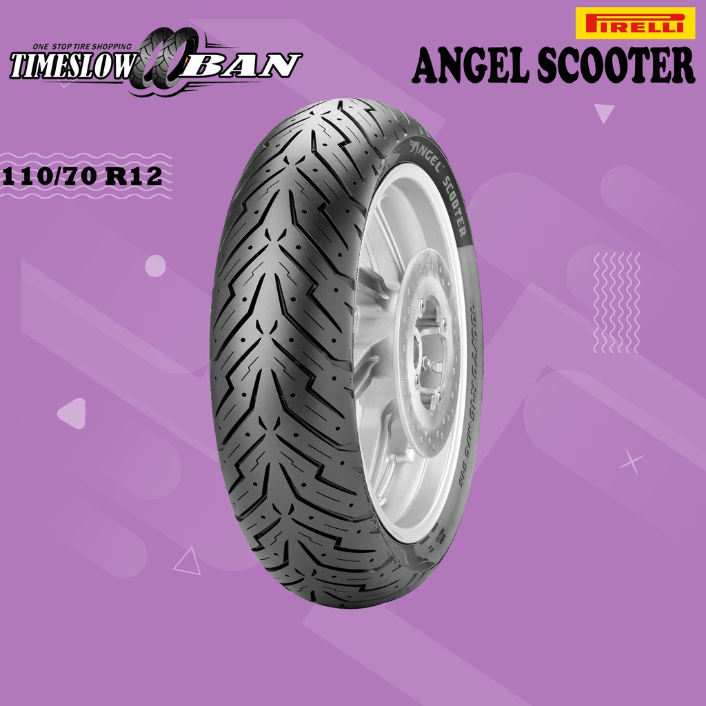 Jual Ban Motor VESPA MATIC // PIRELLI ANGEL SCOOTER 110/70 Ring 12 ...