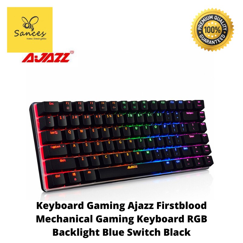 Jual Keyboard Gaming Ajazz Firstblood Mechanical Gaming Keyboard RGB ...