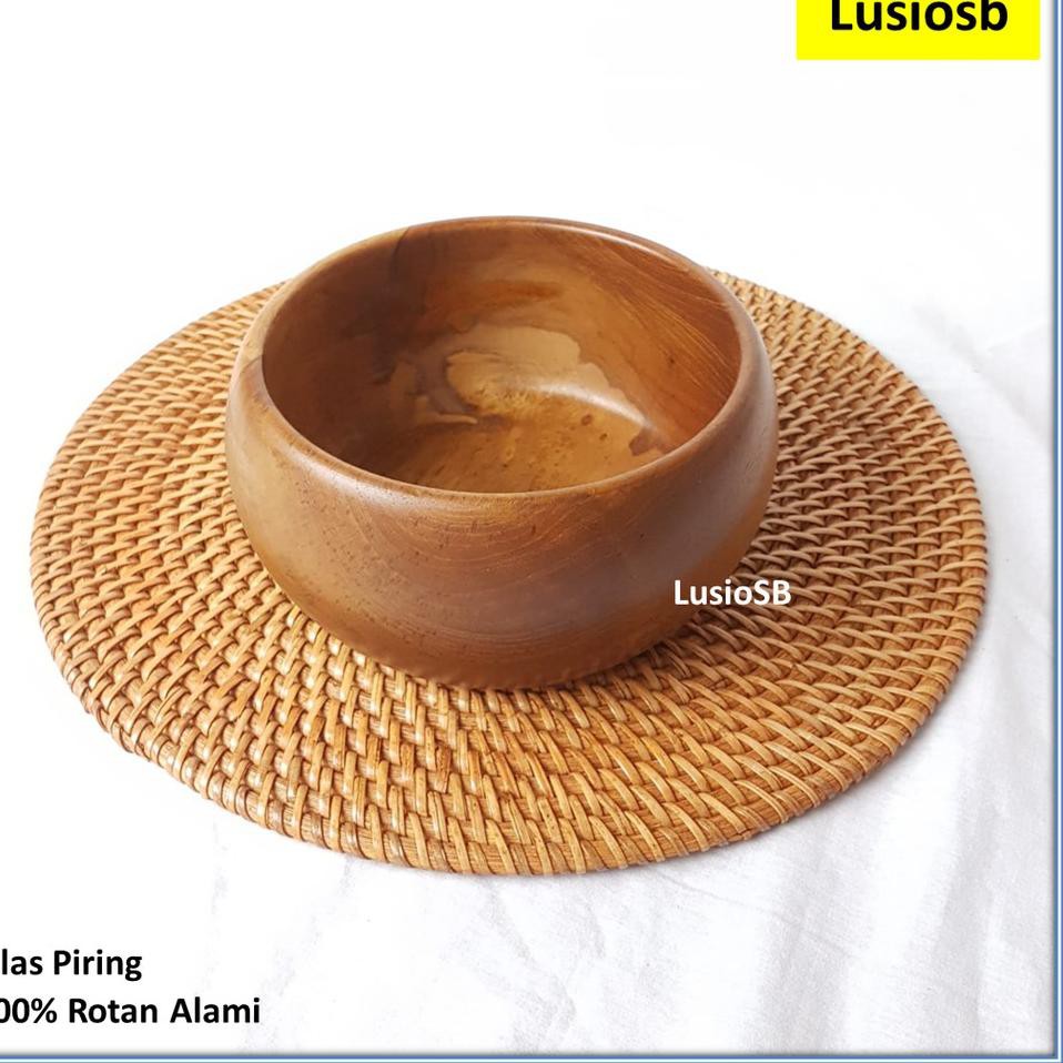 Jual Tatakan Piring Rotan 3 Ukuran / Rattan mat 3 Sizes / Alas Rotan ...