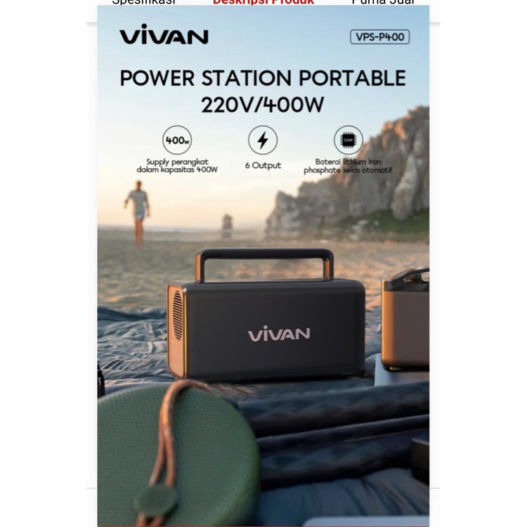 Jual Power Bank VIVAN Energy Storage Portable PS VPS-P400 72000mAh | Shopee Indonesia