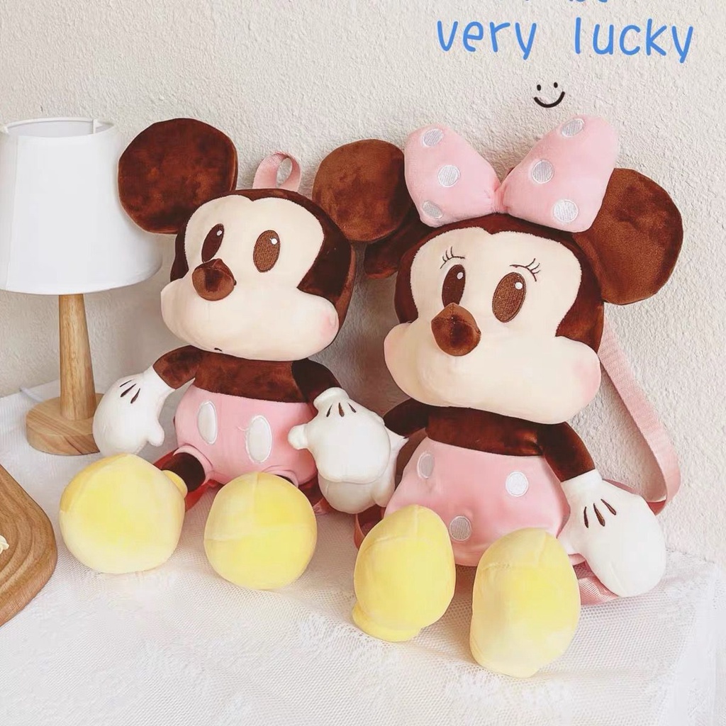 Jual TAS RANSEL BONEKA MICKEY MINNIE MOUSE PINK BACKPACK BAG ANAK DAN ...