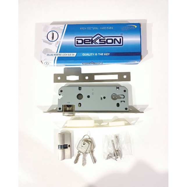 Jual dalaman kunci / body kunci pelor dekson lockcase roller Mts ...