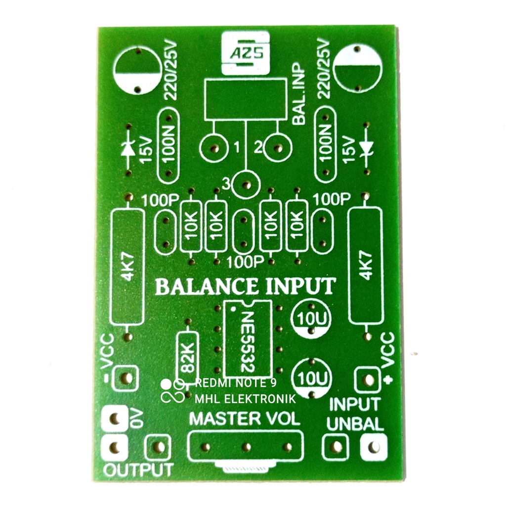 Jual PCB BALANCE INPUT MONO PERTINAK | Shopee Indonesia