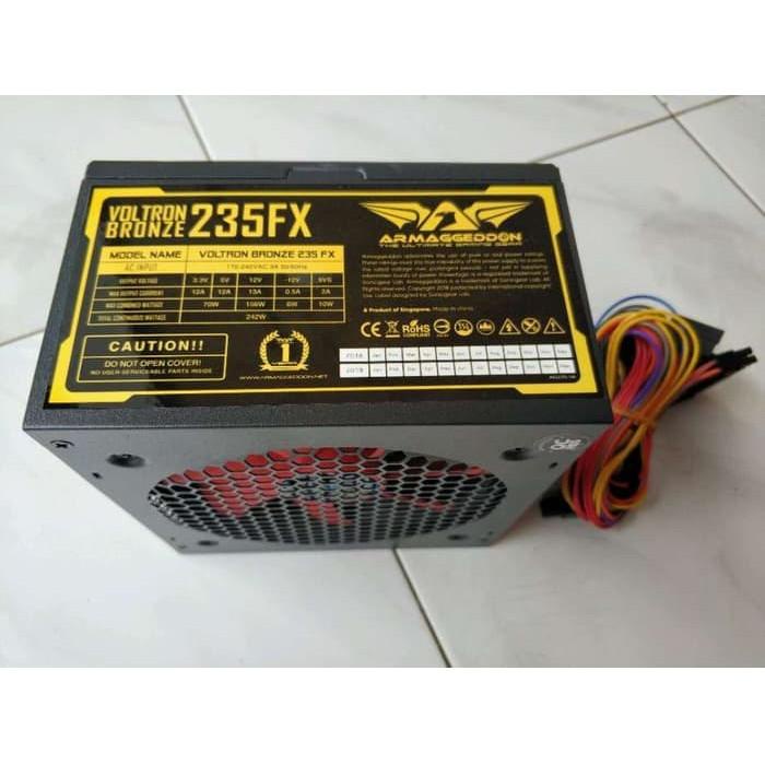 Jual PSU Armageddon VOLTRON Bronze 235FX Garansi Resmi Power Logic 1th | Shopee Indonesia