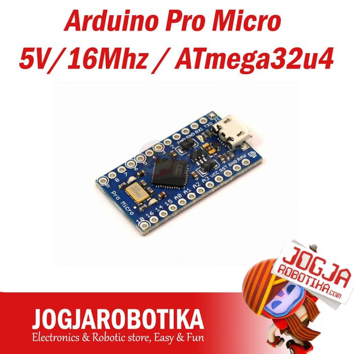Jual ARDUINO PRO MICRO 5V/16MHZ RX G-98 / ATMEGA32U4 | Shopee Indonesia