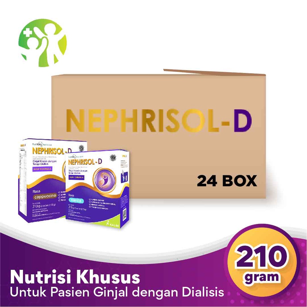 Jual Bundle 24 Box Nephrisol D - Nutrisi Tinggi Protein Pasien Gagal ...