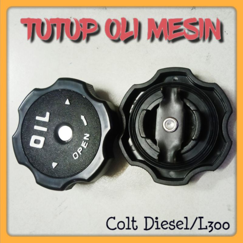 Jual TUTUP OLI MESIN MITSUBISHI L300/T120SS/PS100/PS135/CANTER | Shopee ...