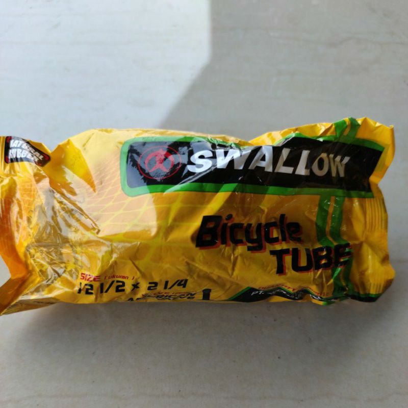 Jual ban dalam sepeda anak swallow ukuran ban 12 1/2 x 2 1/4 | Shopee Indonesia