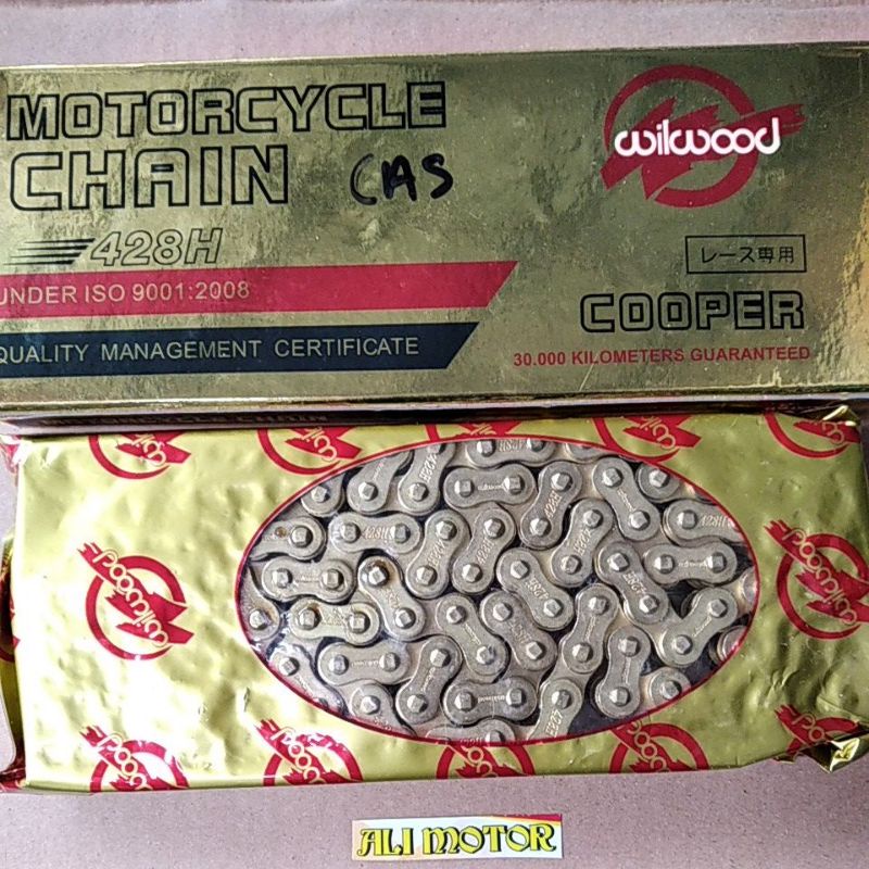 Jual Rantai 428H - 112L megapro vega jupiter fiz r gold EMAS ori ...