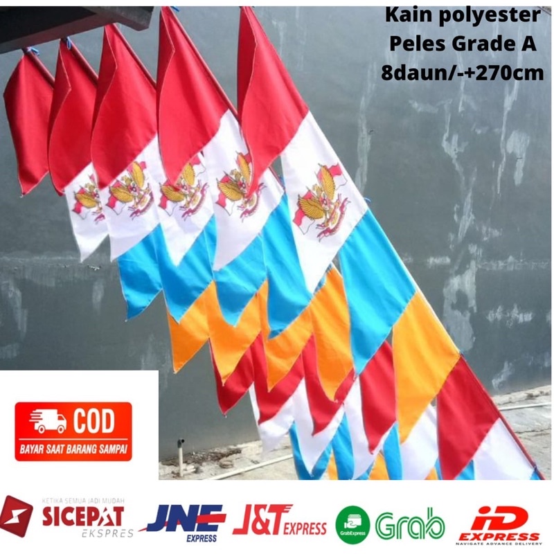 Jual BENDERA UMBUL-UMBUL GARUDA WARNA WARNI | Shopee Indonesia