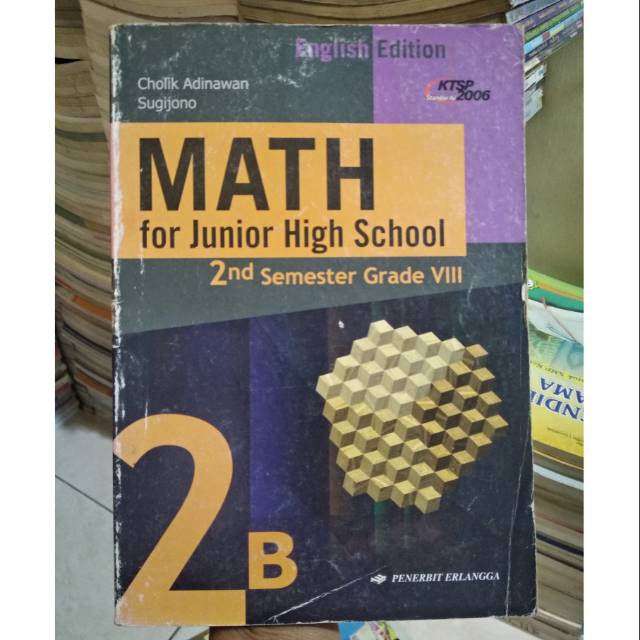 Jual MATH for Junior High School 2B SMP. | Shopee Indonesia