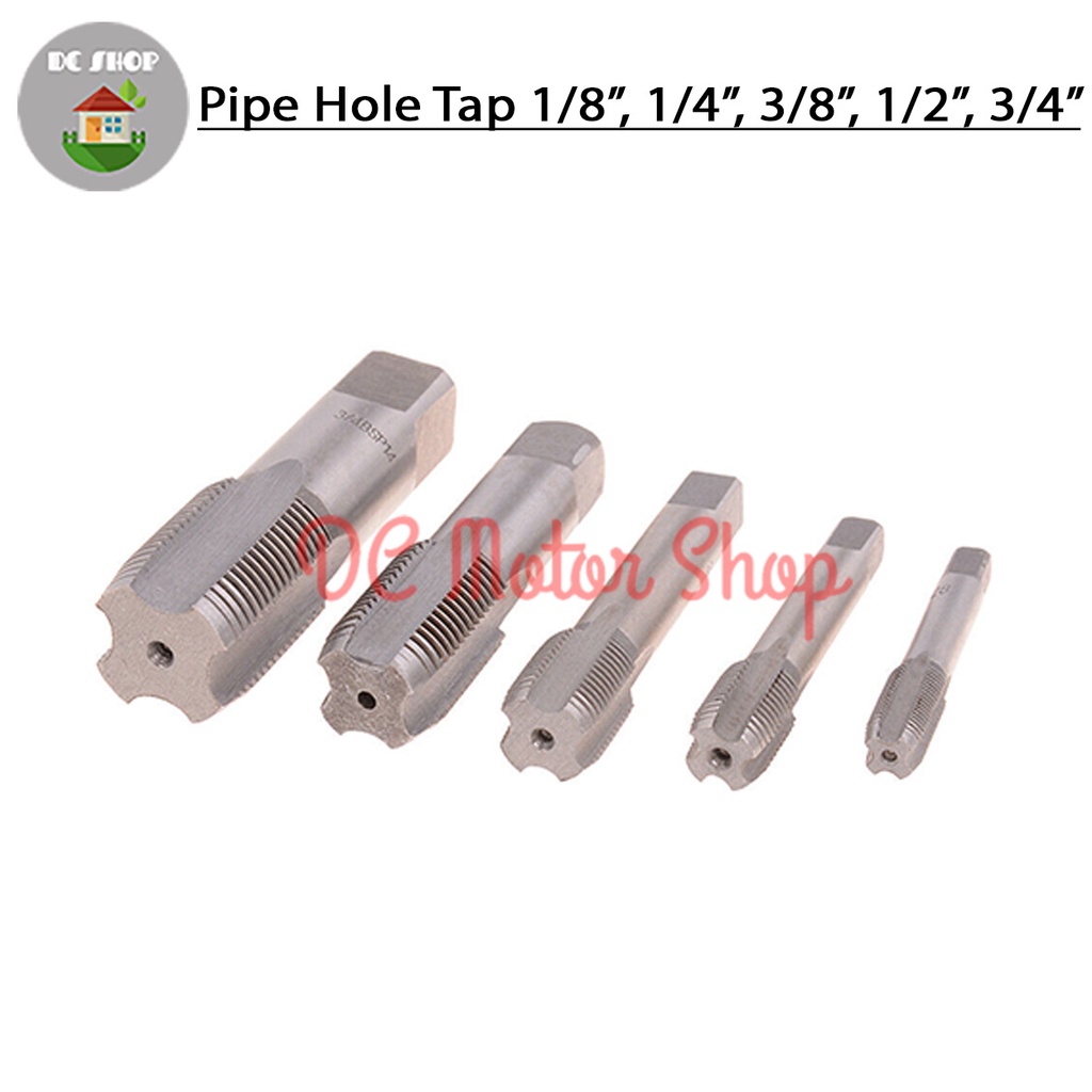 Jual Pipe Hand Tap Metal BSP Drat Ulir Pipa Thread 1/8 1/4 3/8 1/2 3/4 ...