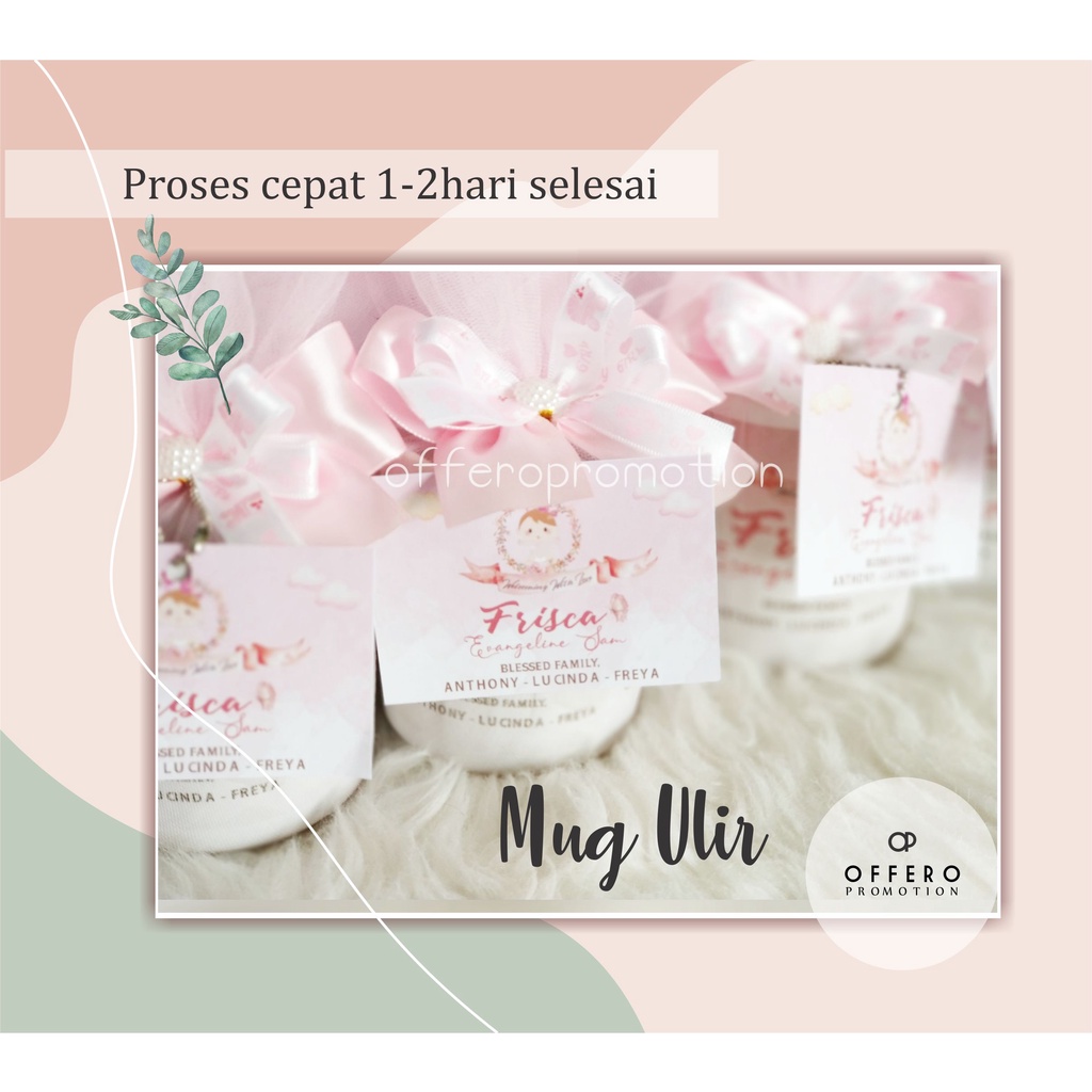 Jual Souvenir Mug Ulir / Mug Gelombang / Souvenir Mug Ultah / Mug ...