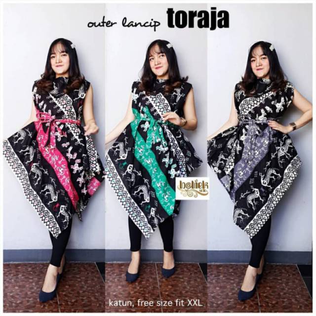 Jual Vest Songket Toraja Tenun Rompi Outer Outerwear Batik Etnik Casual ...