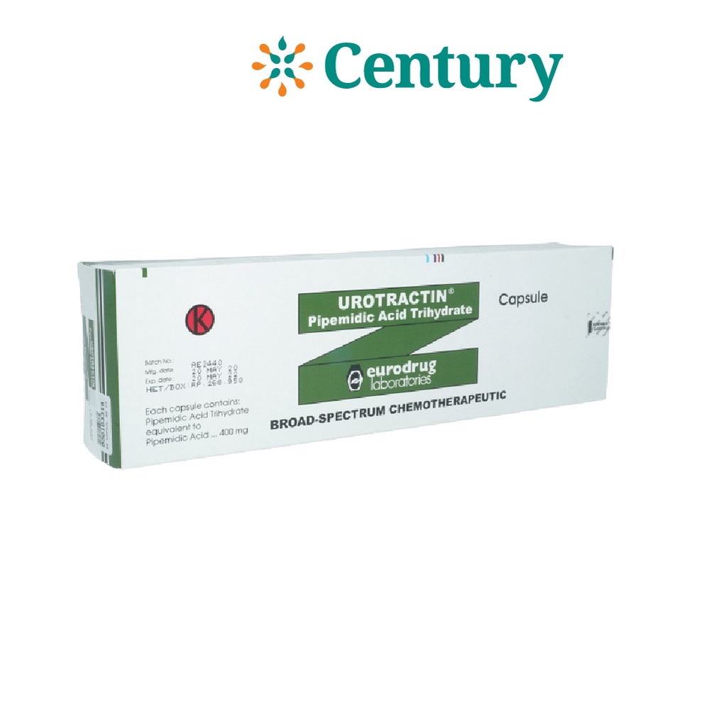 Jual UROTRACTIN 400MG 1 STRIP 10 KAPSUL / PIPEMIDIC ACID | Shopee Indonesia