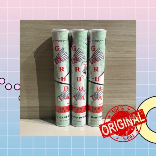 Jual SHUTTLECOCK / KOK GARUDA HIJAU BOEDIYONO ORIGINAL 100% | Shopee ...