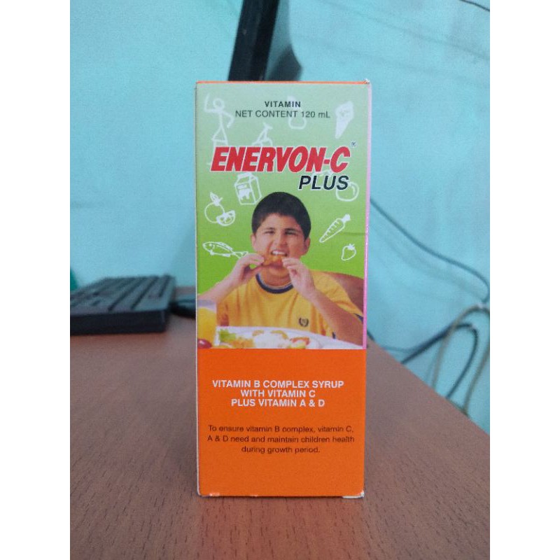 Jual Enervon C Plus Syrup 120ml | Shopee Indonesia
