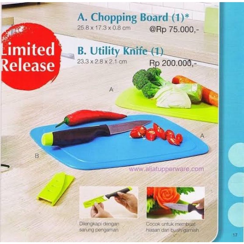 Jual chopping board tupperware (talenan) | Shopee Indonesia