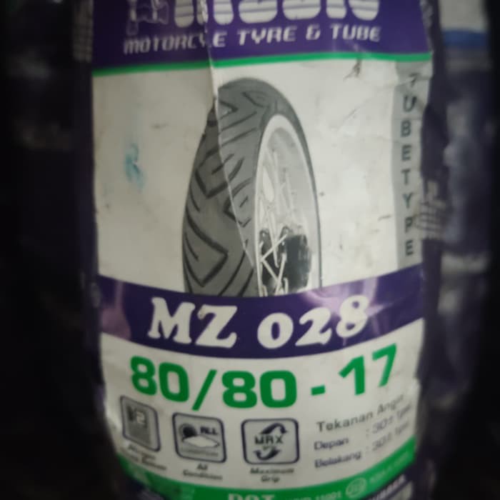 Jual Ban mizzle tubetype 80/80-17 mz028 - power vtx (BUKAN TUBELESS) (1 ...