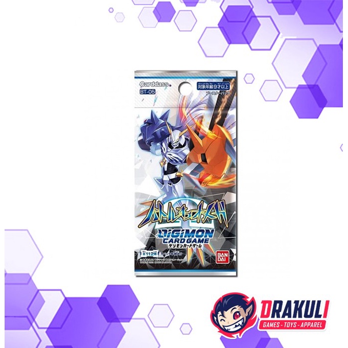 Jual Te9054.Opu Digimon Card Game Booster Pack V5 - Battle Of Omega (Bt ...