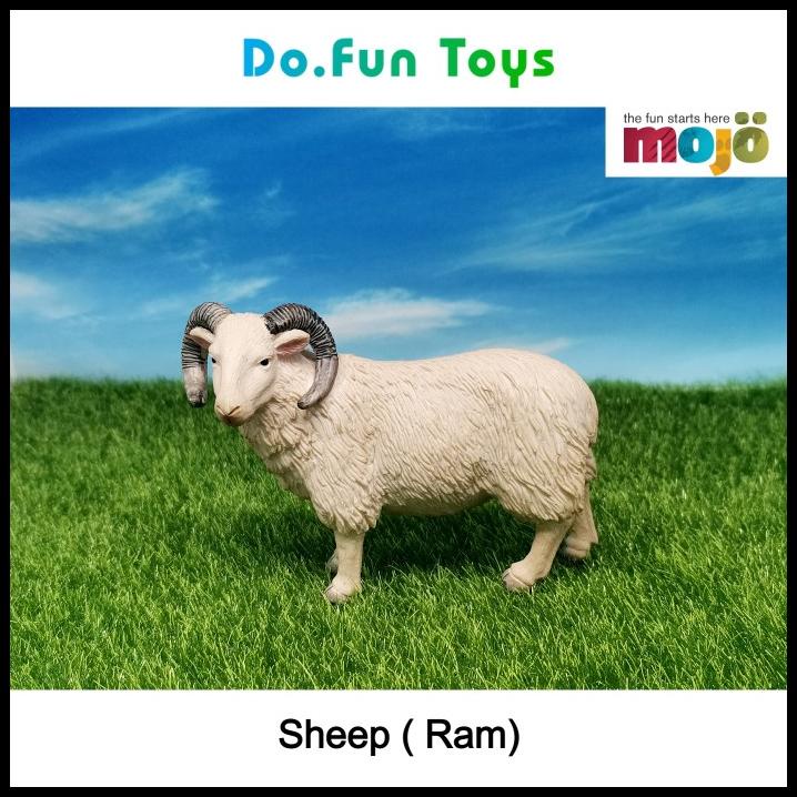 Jual Sheep Ram Animal Figure / Miniatur Binatang Domba Jantan By Mojo ...