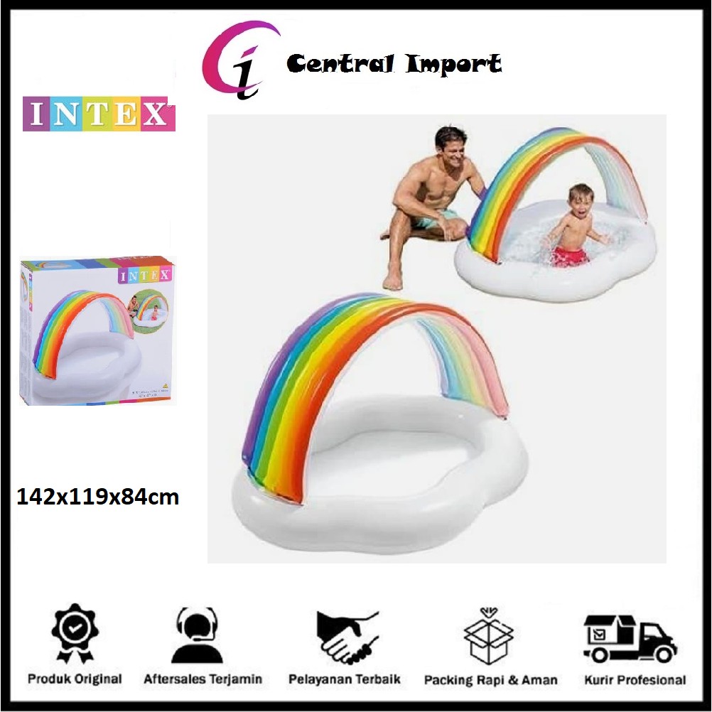Jual Intex kolam renang - intex kolam anak - kolam rainbow 57141 ...