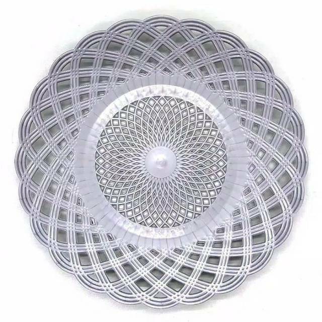 Jual Piring Lidi Plastik / Piring Rotan Plastik / Piring Anyam Plastik ...